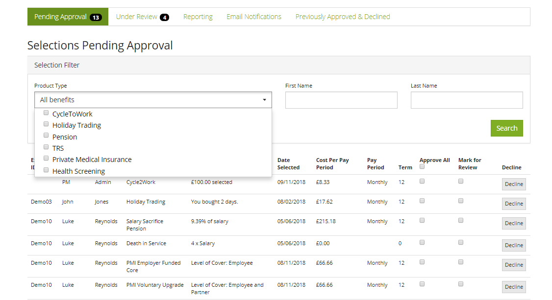 Benefit Approvals in a Benefit Window – You at Work Help Centre