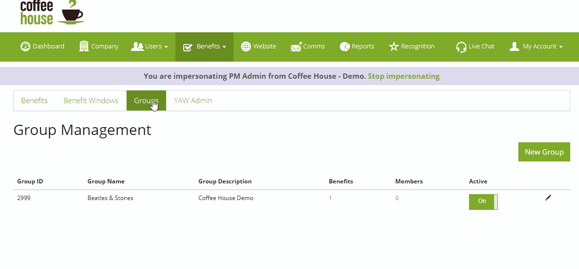 Creating groups – You at Work Help Centre