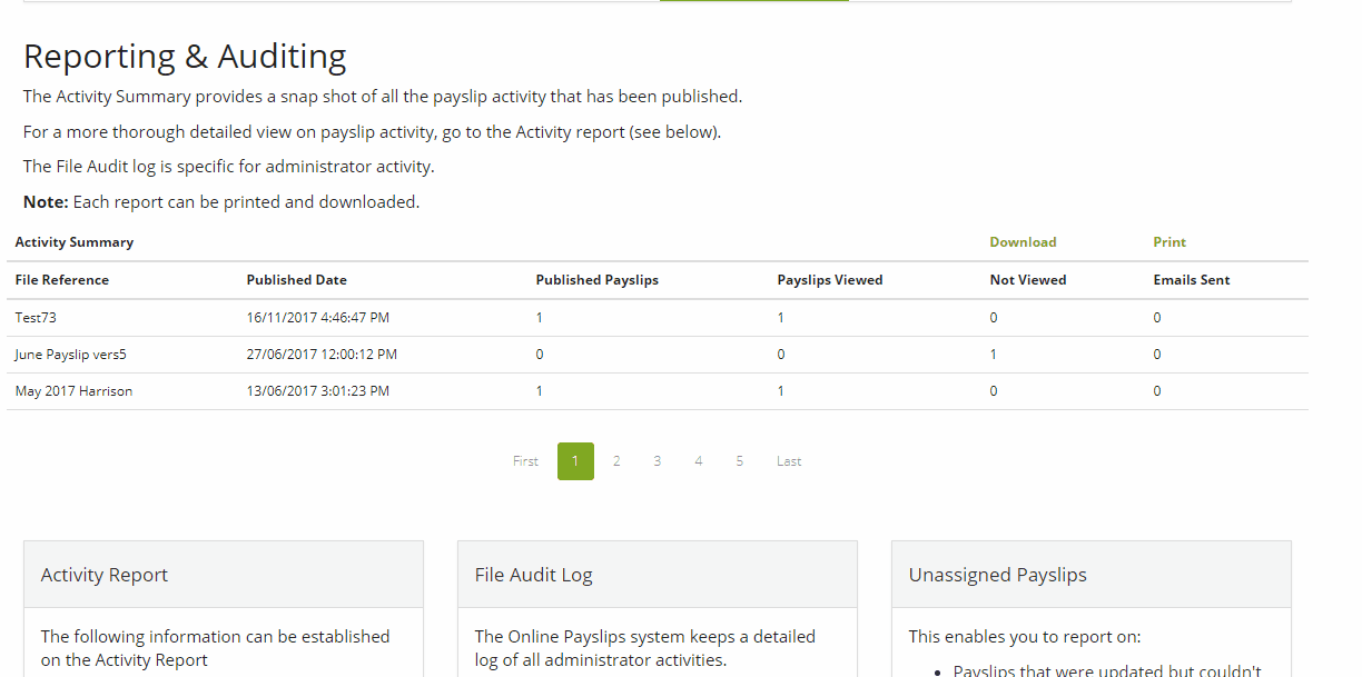 Generating Payslip Reports – You at Work Help Centre