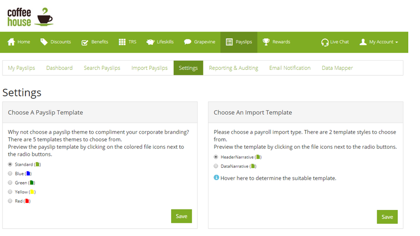 Company Configuration – You at Work Help Centre