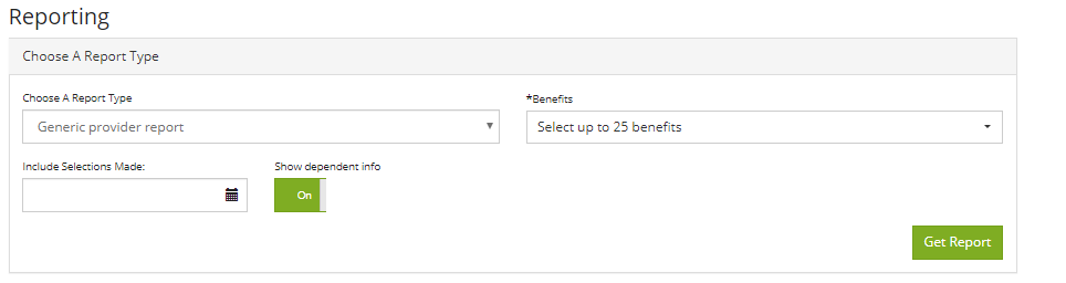 Generic Provider Reporting – You at Work Help Centre