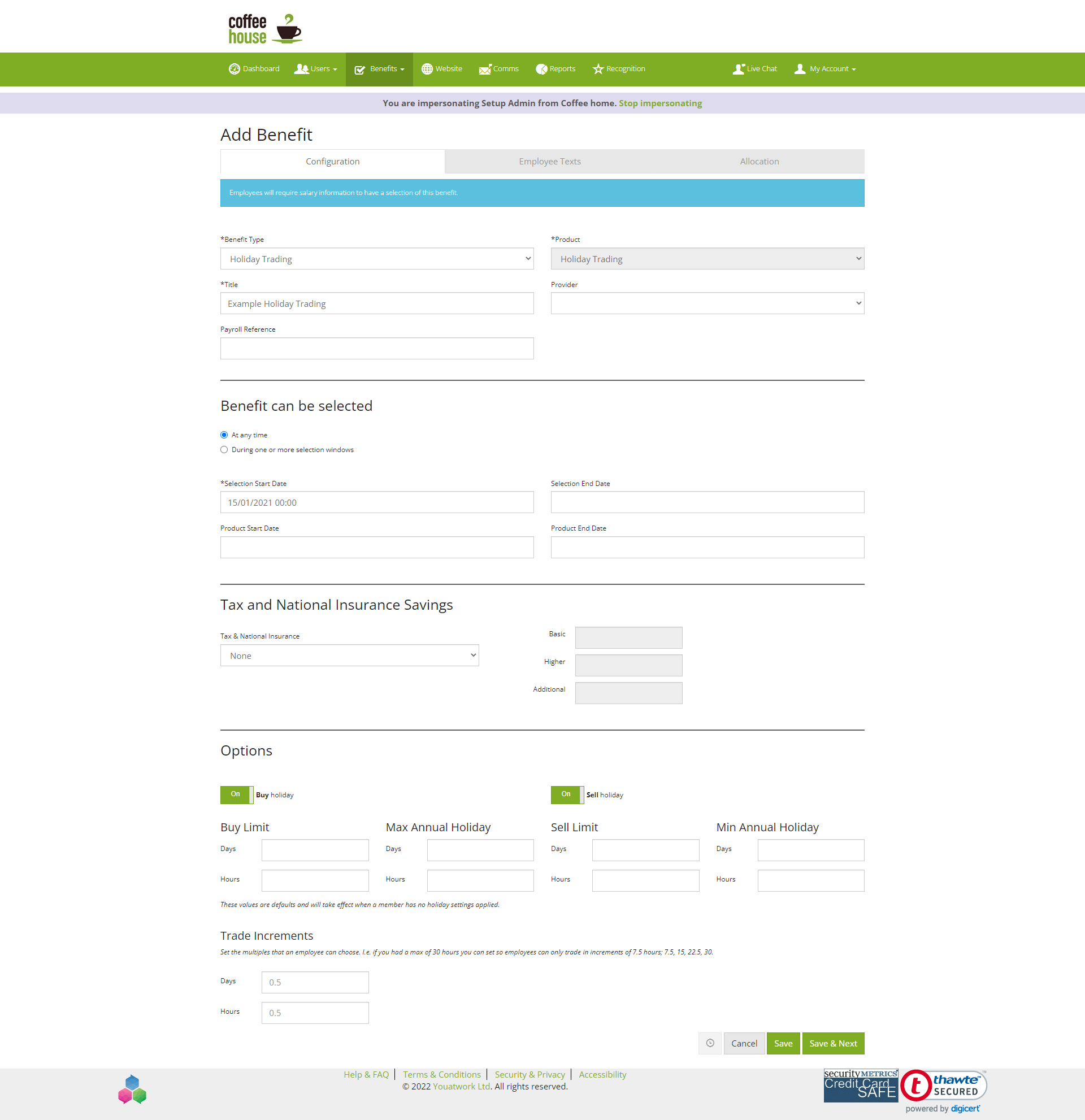 Types of Benefits – You at Work Help Centre